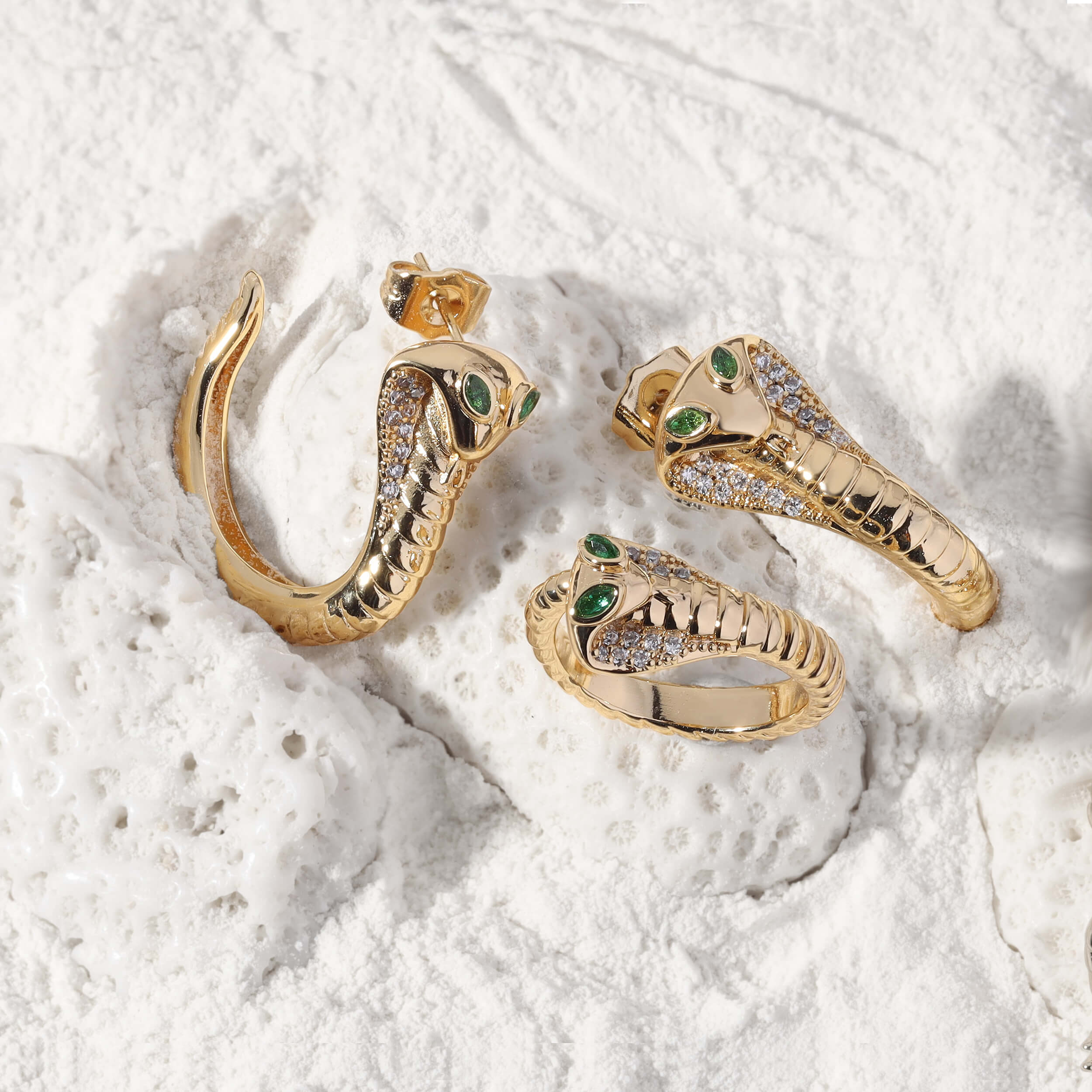 Cobra Coil Hoops - Glamrocks